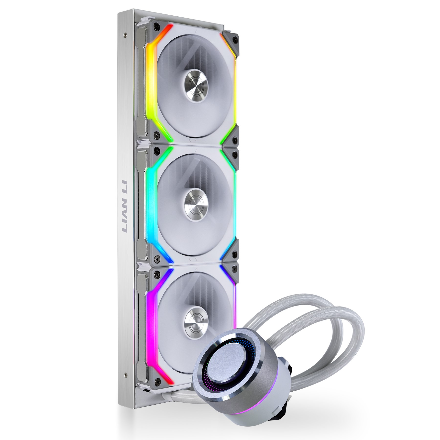LIAN LI Galahad 360 AIO UNI FAN SL Edition ARGB Liquid CPU Cooler with ...