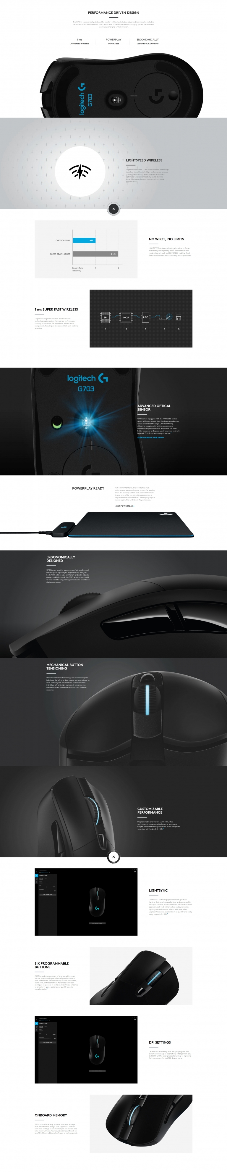 Logitech G703 LIGHTSPEED Wireless Gaming Mouse price in Pakistan