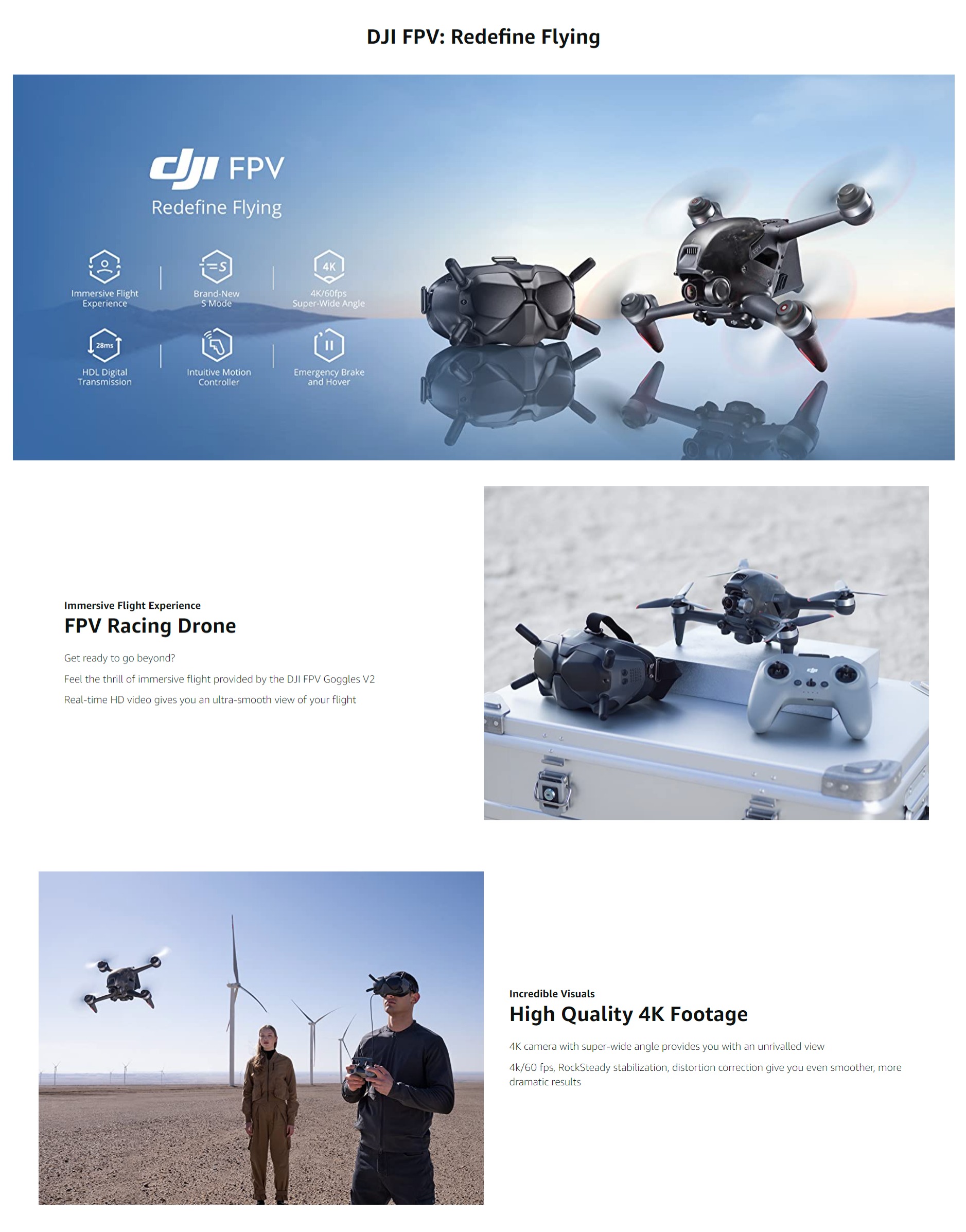 Buy DJI FPV Drone Combo at best price in Pakistan - EEZEPC
