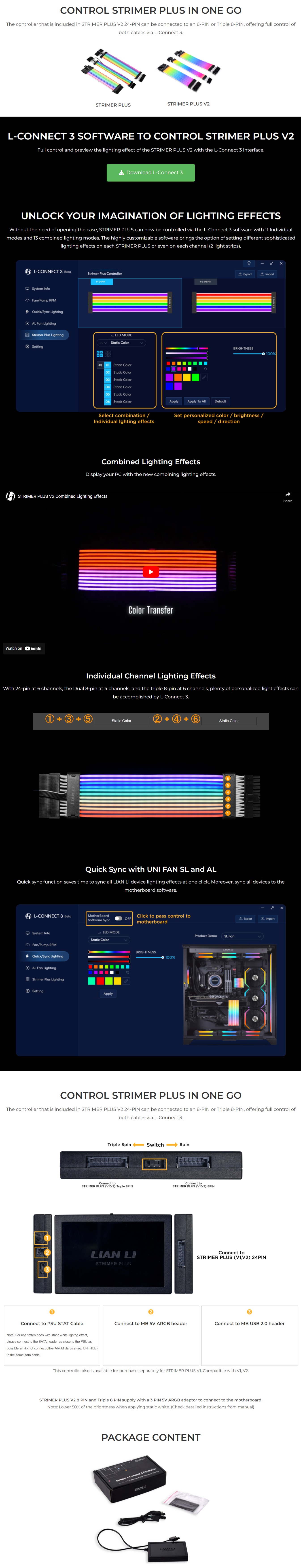 LIAN LI STRIMER L-Connect 3 Controller Price in Pakistan